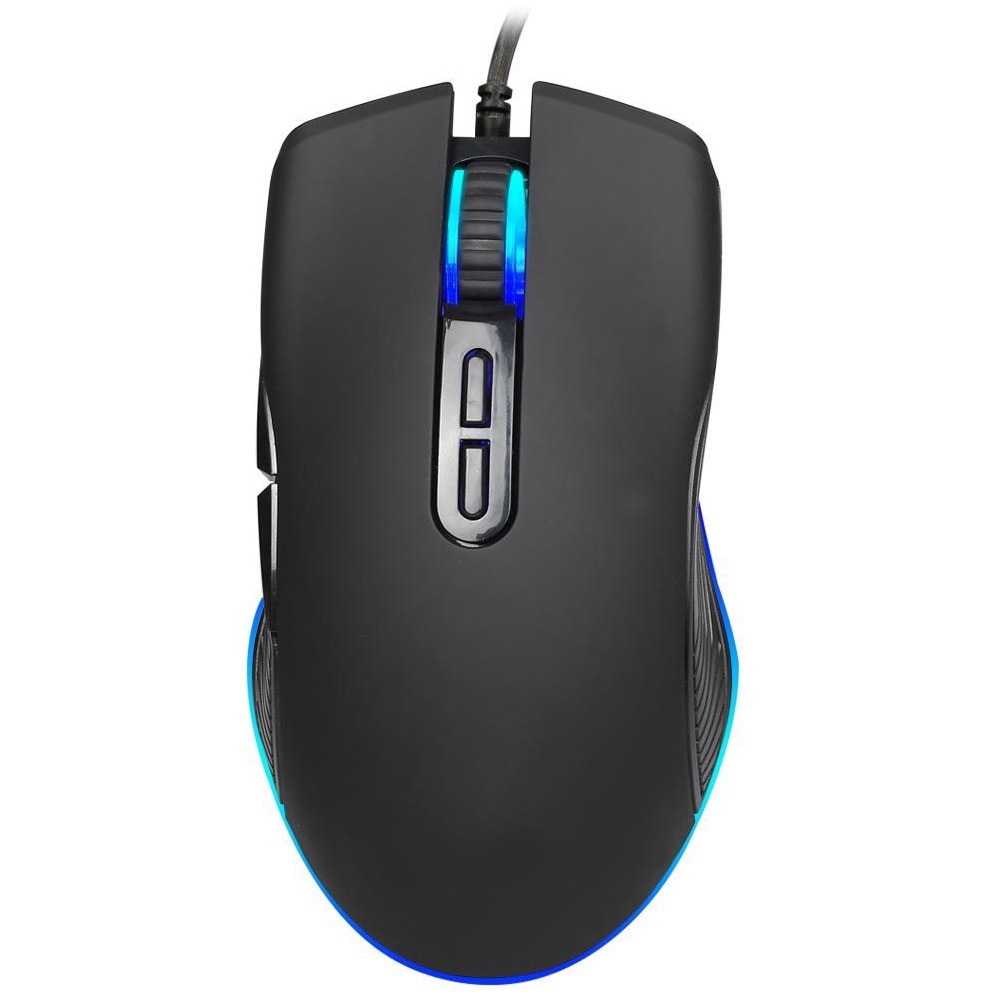 Mouse optic de gaming Jormftte 3200DPI, design ergonomic, culori ...