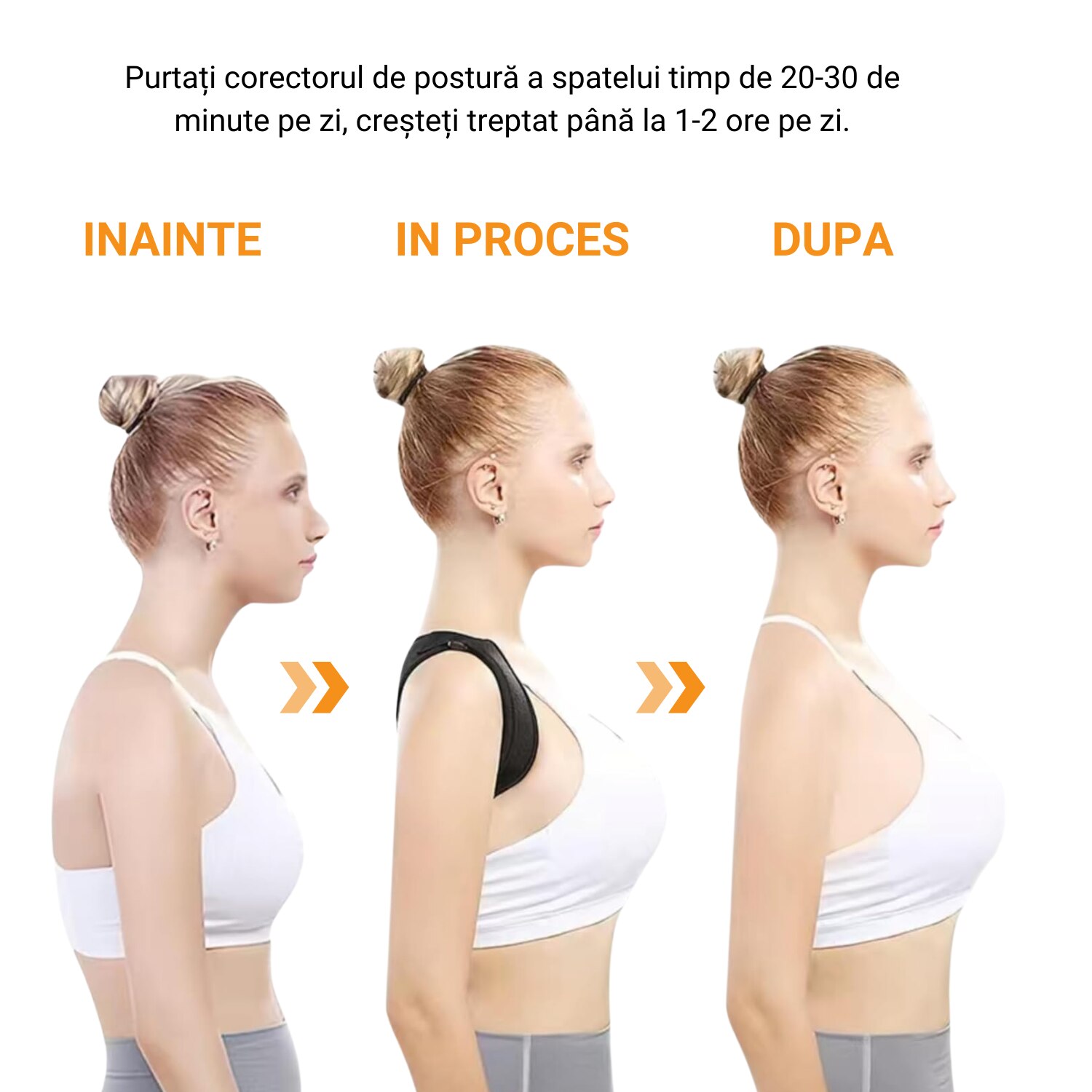 Corector de postura, Bleksy®, Pentru Indreptare Spate, Coloana Umeri si ...