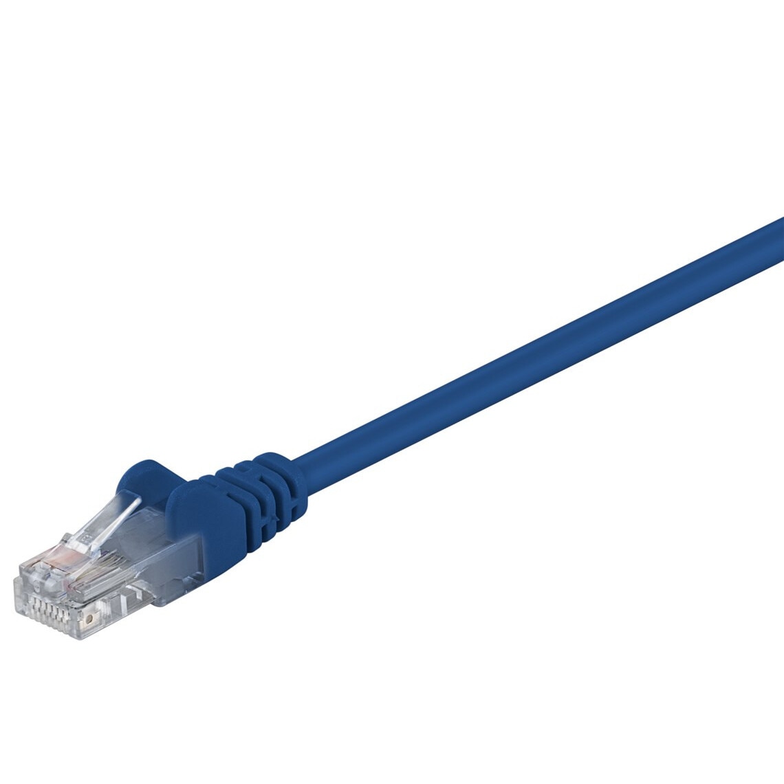Cablu LAN CAT 5e, 3m, U/UTP, albastru - eMAG.ro