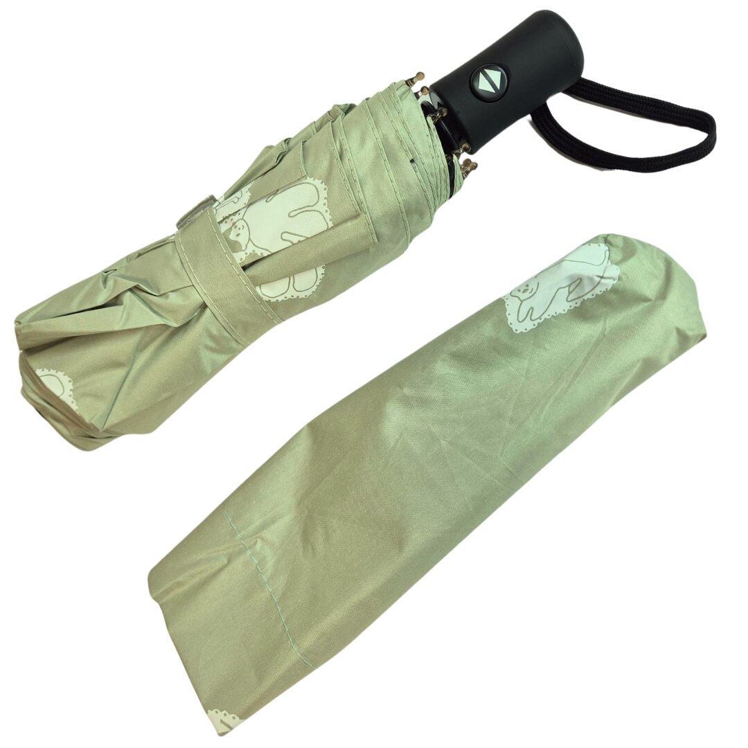 Umbrela pliabila, Pentru ploaie sau soare, Verde pastel, Portabila, 30 ...