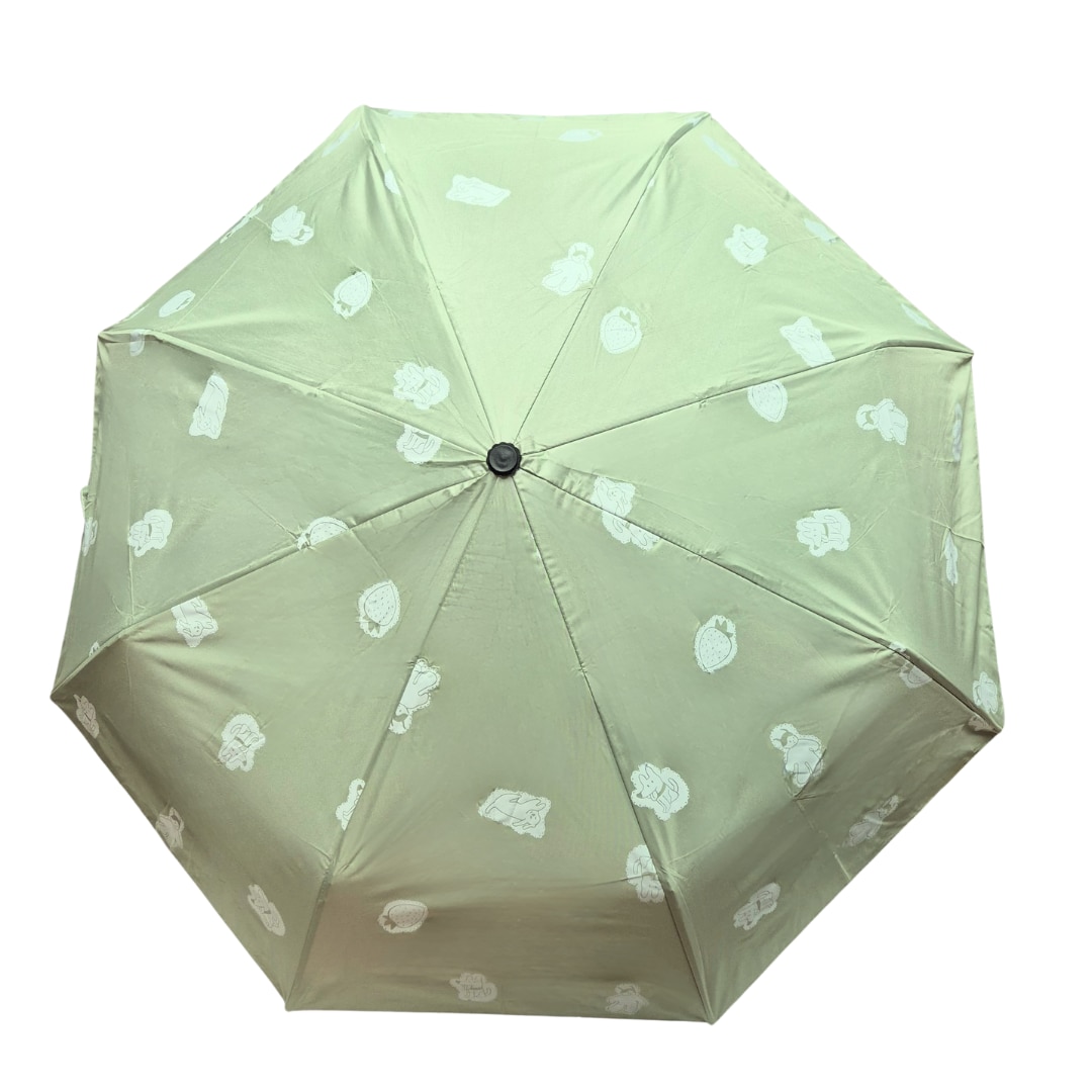 Umbrela pliabila, Pentru ploaie sau soare, Verde pastel, Portabila, 30 ...