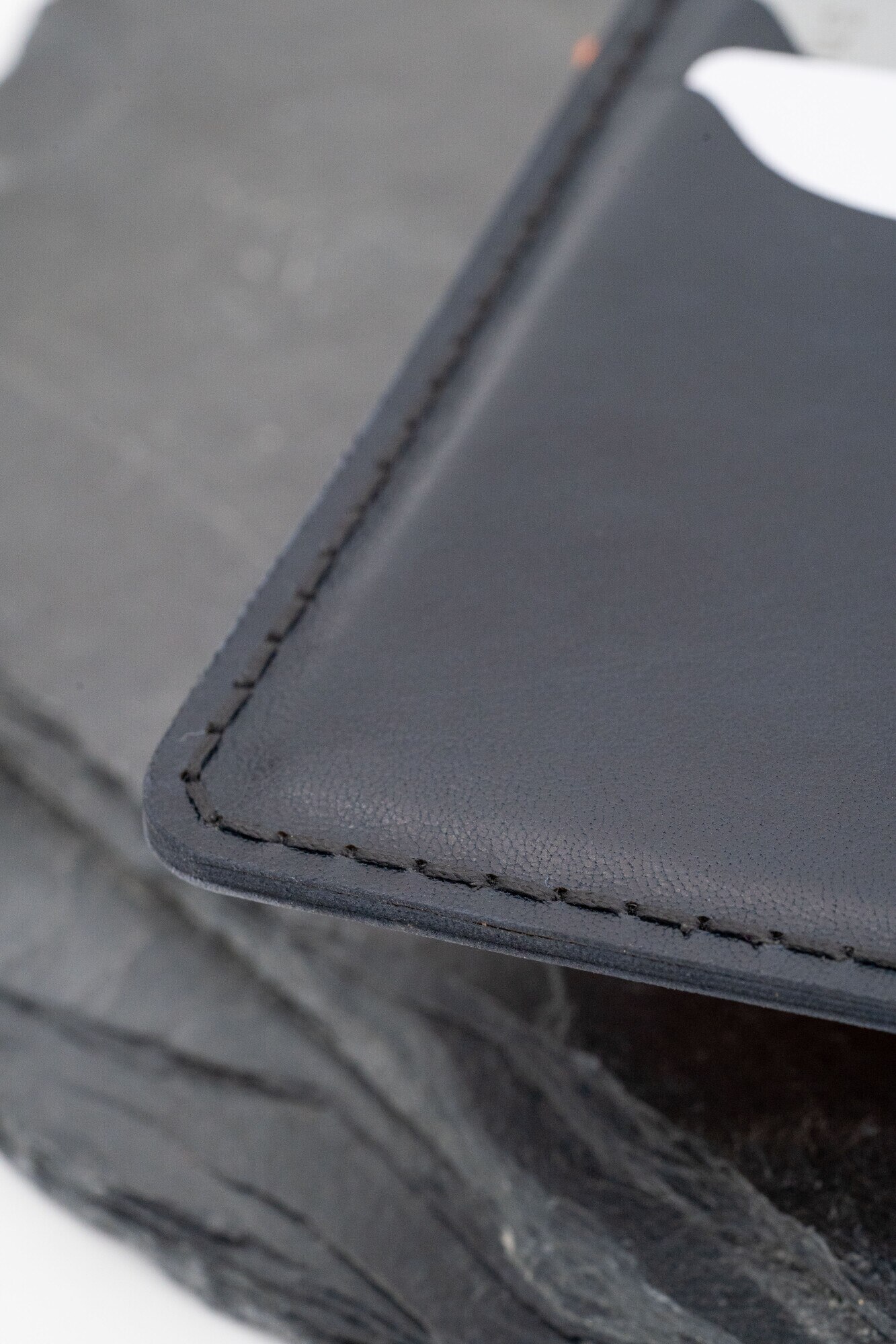 Port card talon auto, ultra-subtire, piele de cangur, lucrat manual, 14 ...