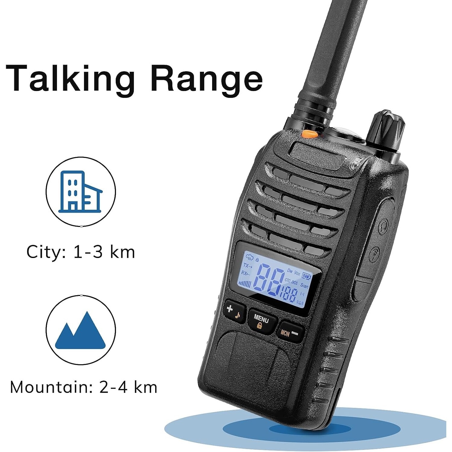 Set 4x Statie Radio Portabila Emisie Receptie, Walkie Talkie, MOSMAOO ...