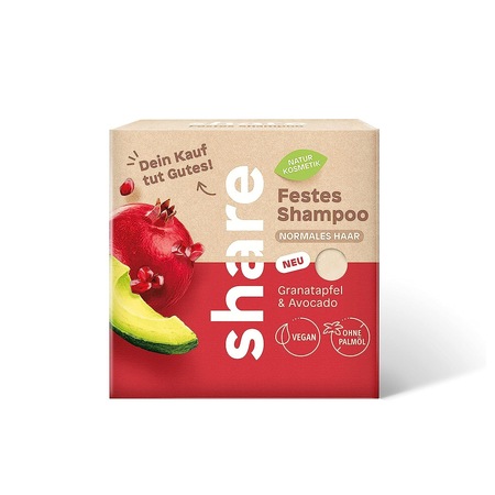 Sampon solid natural Share cu extract de rodie si avocado pentru toate ...