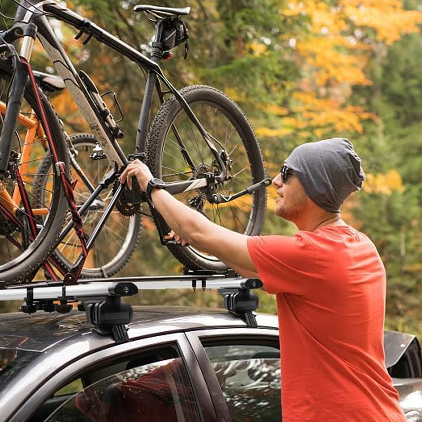 Set Bare Transversale Portbagaj, Set 2 Bare Portbagaj, Capacitate 165 ...