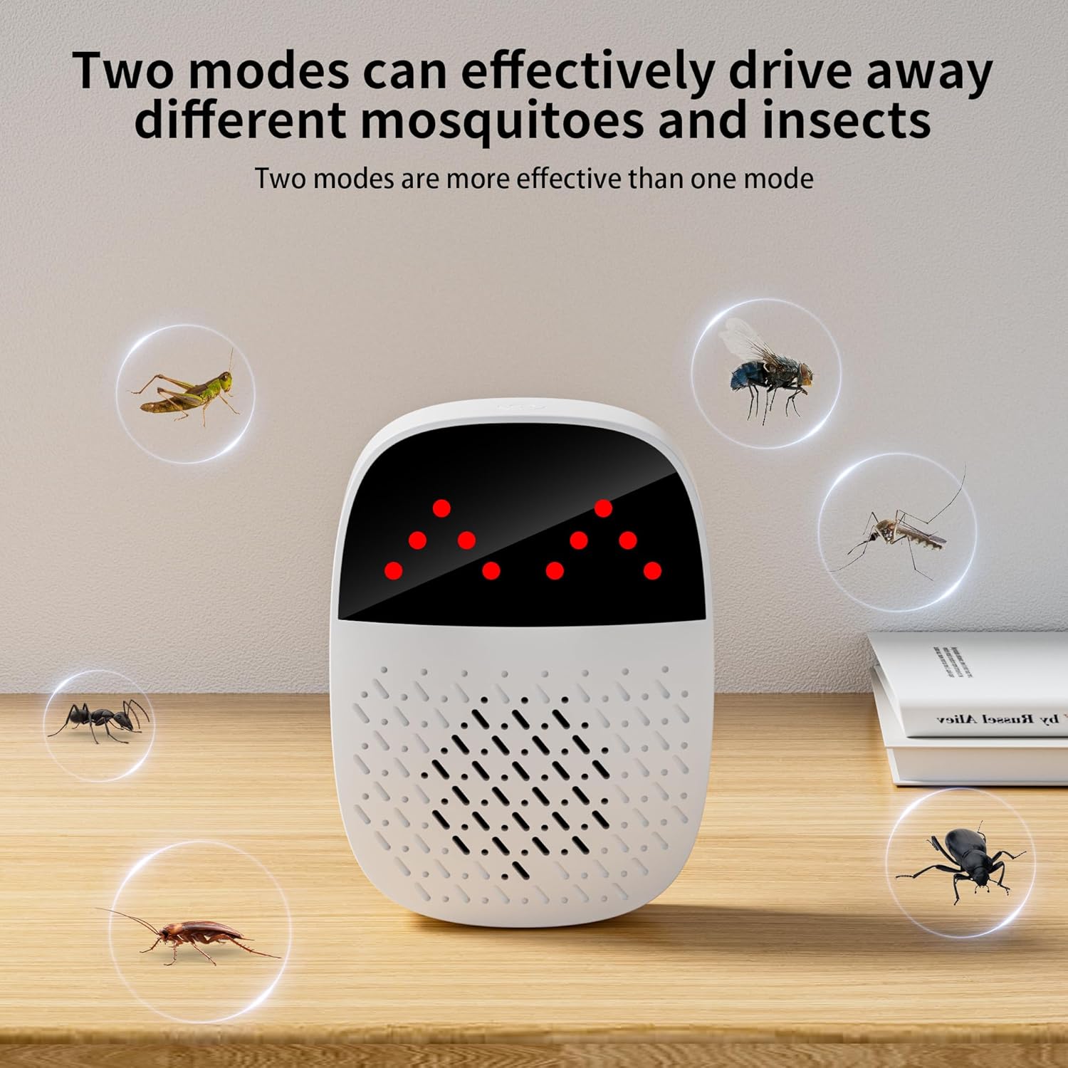 Set 2 bucati Dispozitiv repelent electronic cu ultrasunete, anti ...