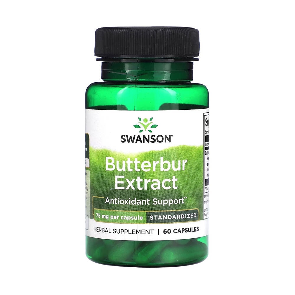Butterbur Extract - Extract de tataneasa 75 mg 60 Capsule, Swanson ...
