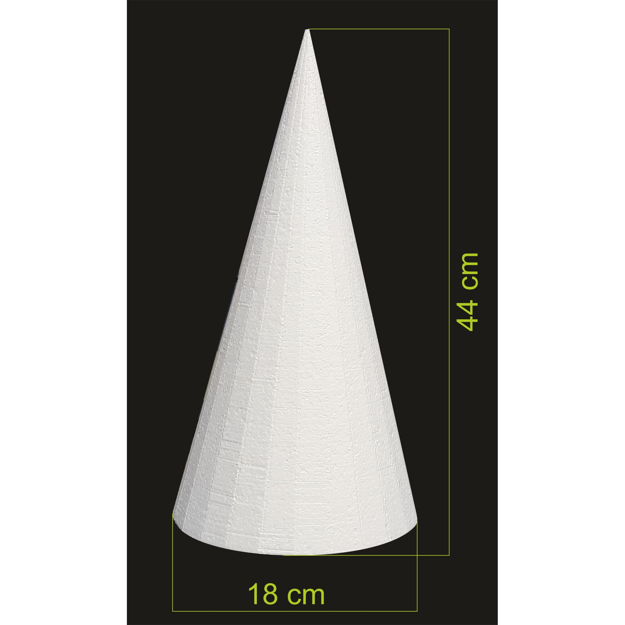 Set 2 conuri polistiren 44 cm - eMAG.ro