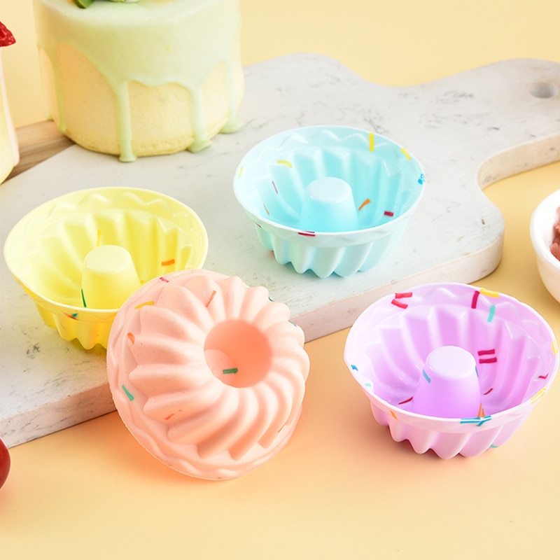 Set de 20 forme prajituri din silicon, Momcbebe, 6.8x2.8cm, multicolor ...