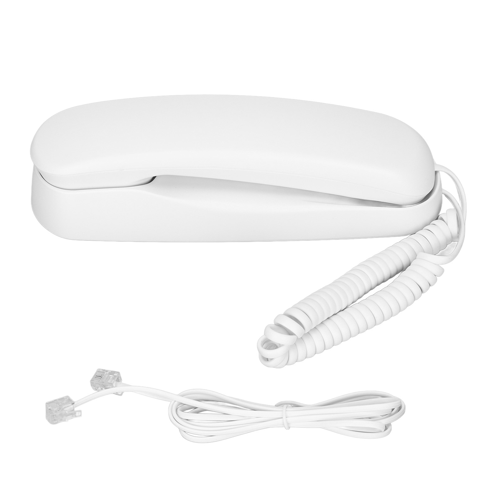 Telefon cu fir, montabil pe perete, redial ultimul numar, alb - eMAG.ro