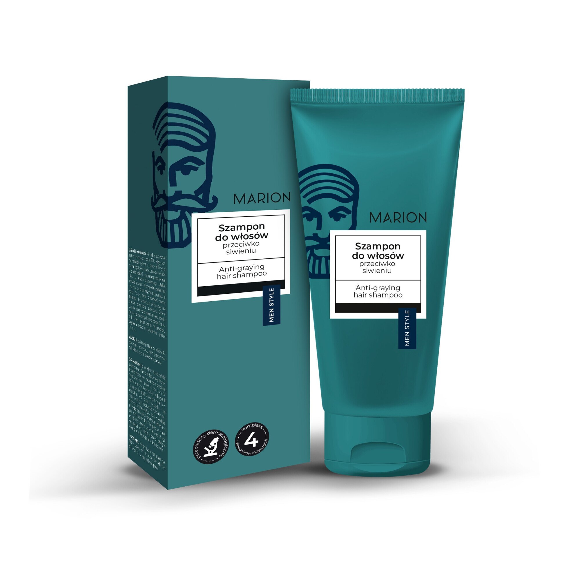Sampon pentru barbati Marion Men, 150 ml, efect de intunecare ...