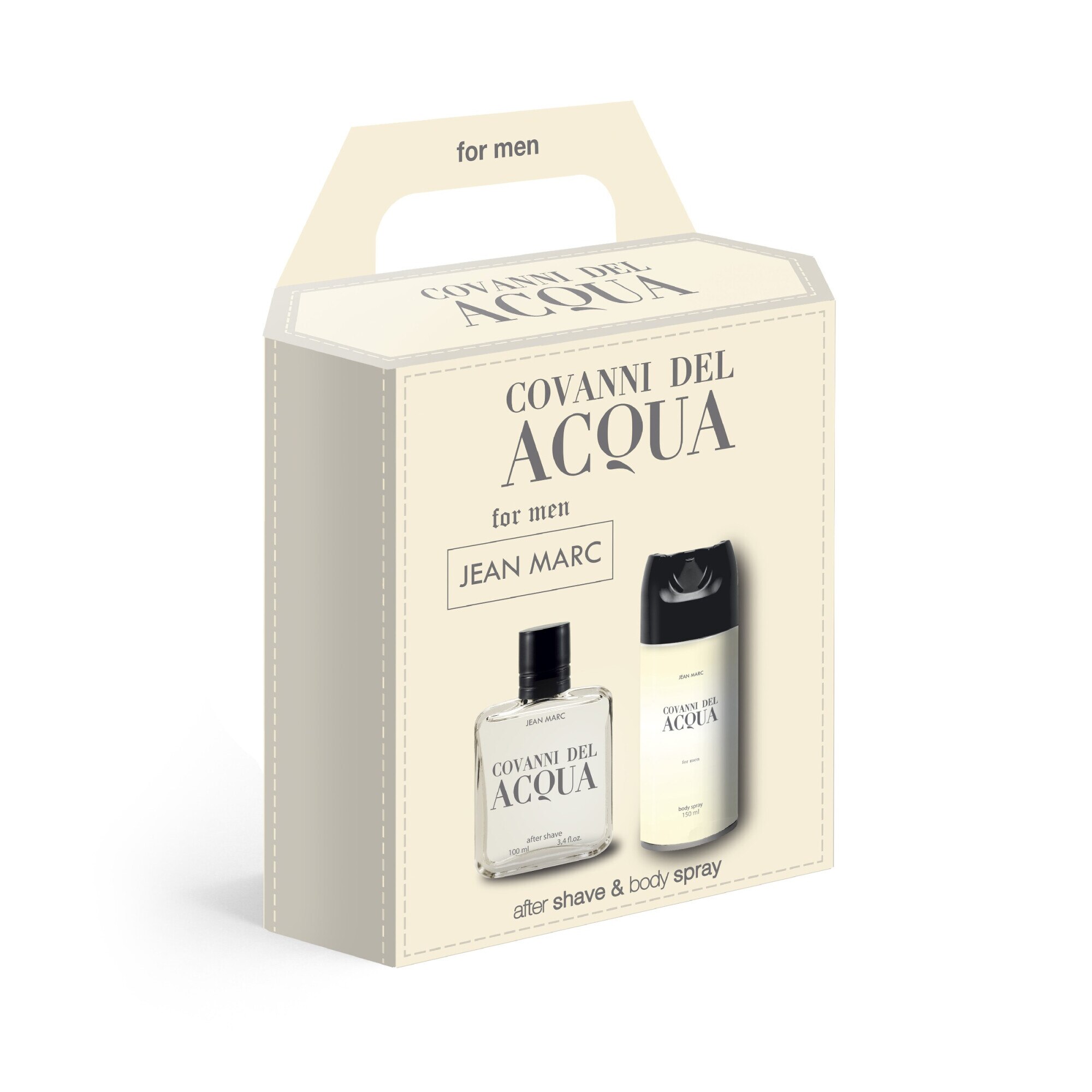 Set cadou barbati DRAMERS Covanni Del Acqua, deodorant 150 ml, apa de ...