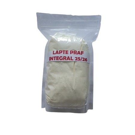 Lapte praf integral 25% grasime, 26% proteina, 500g vrac - eMAG.ro