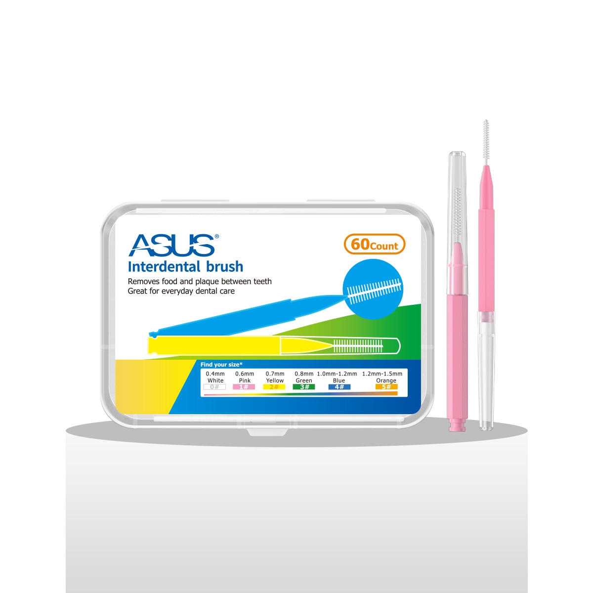 Комплект интердентални четки, ASUS, 60 части - eMAG.bg
