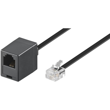 Cablu prelungitor modular, 15 m, negru - eMAG.ro