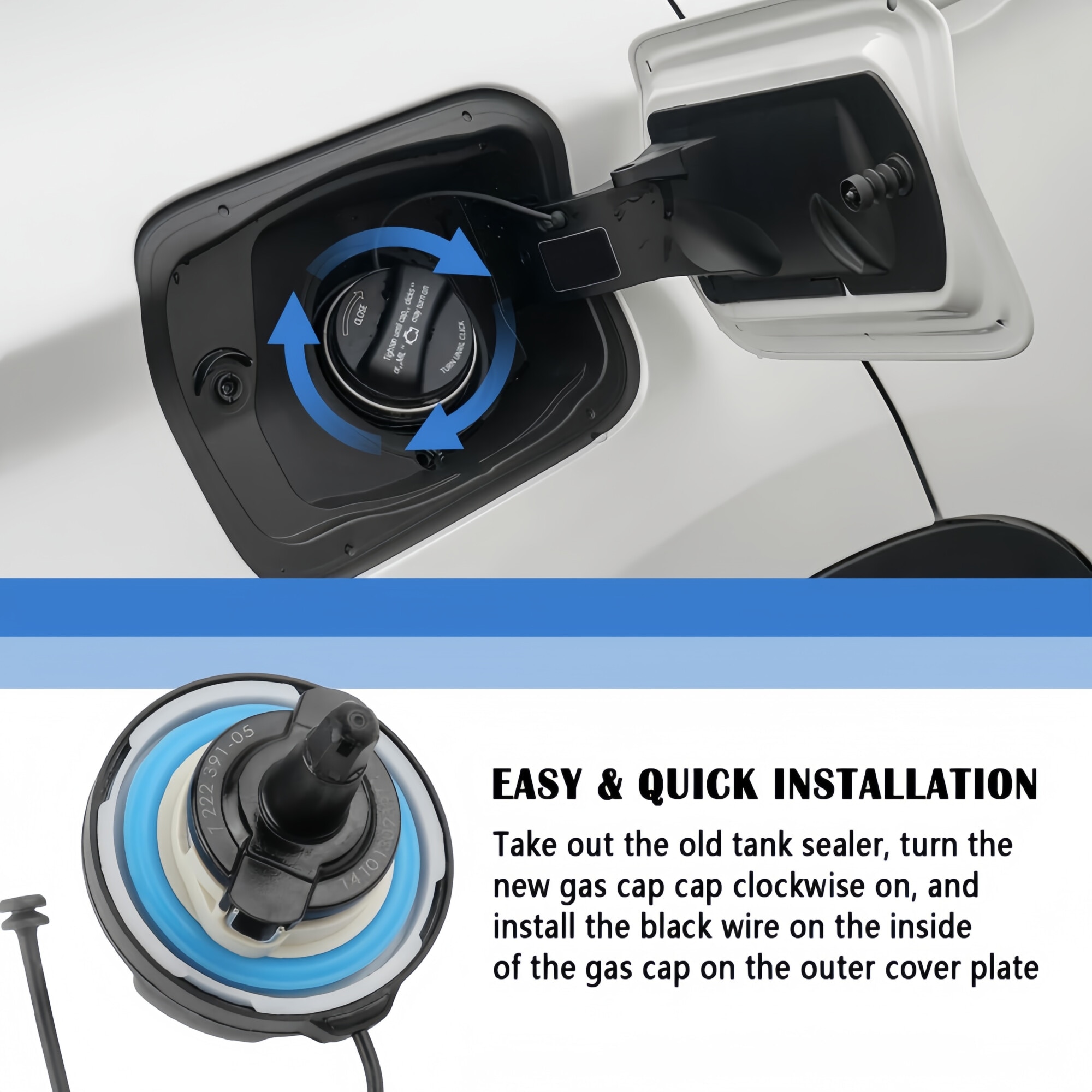 Capac rezervor combustibil, Pentru BMW E39 E46 E60 E61 E63 E64 E66 E70 E71 E82 E83 E84 E88 E89 ...