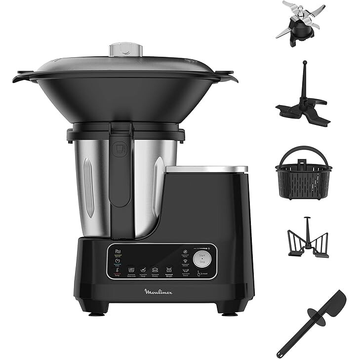 Robot de bucatarie Moulinex Click Chef HF4568, 1400 W, 12 trepte de ...