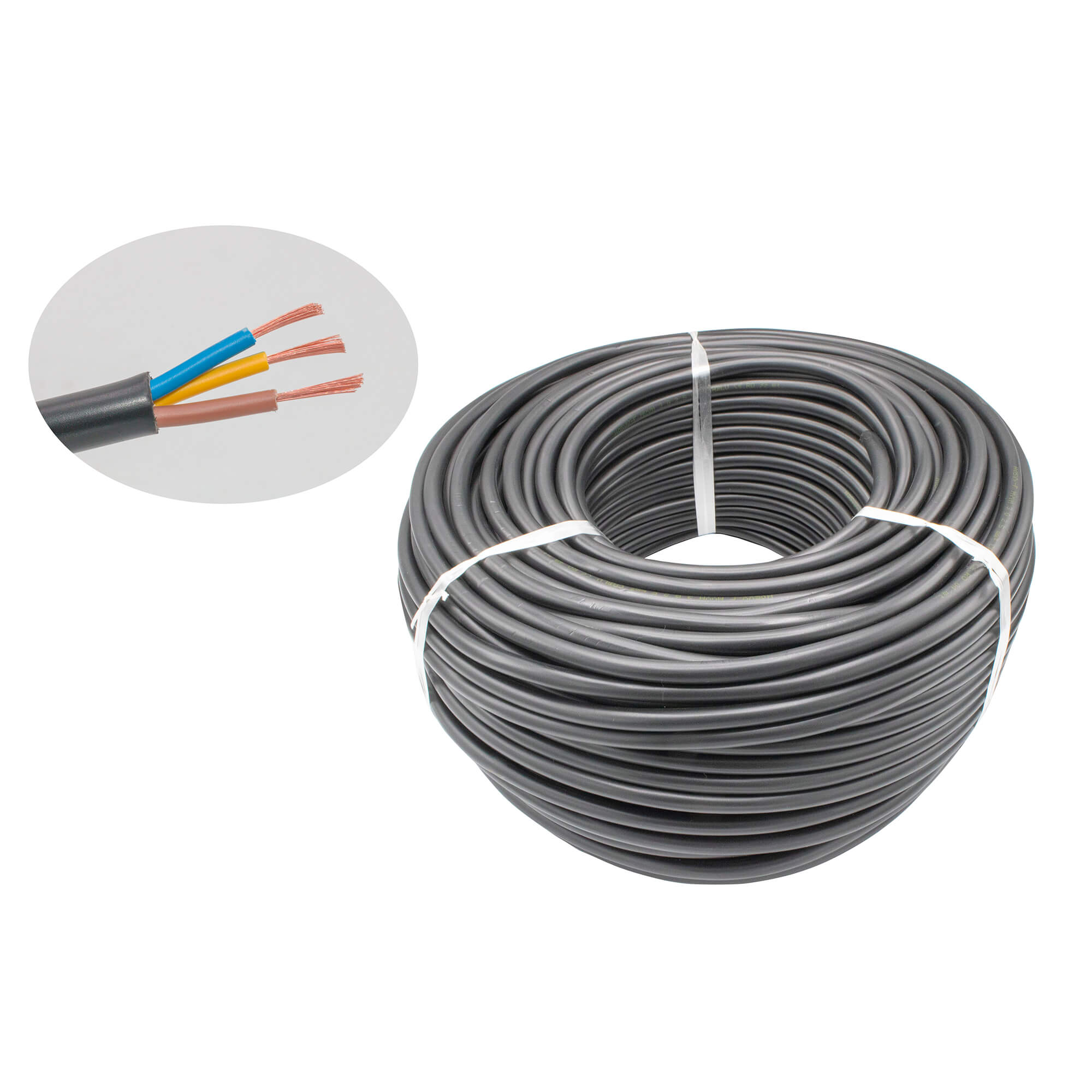Cablu electric 3X4mm /100M Negru - eMAG.ro