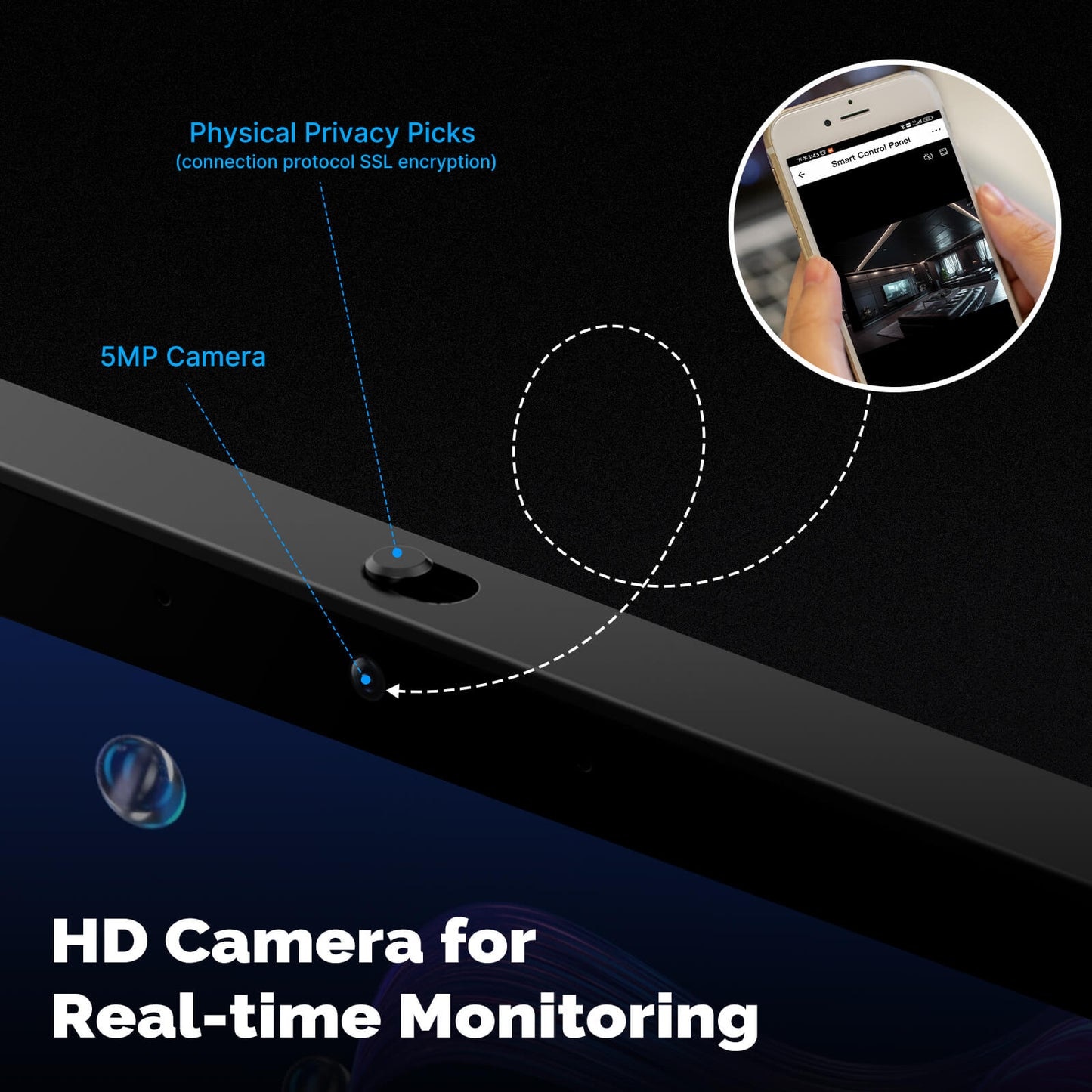 Panou de contro, inteligent Tuya Max de 10, 1 inchi cu gateway Ble ...