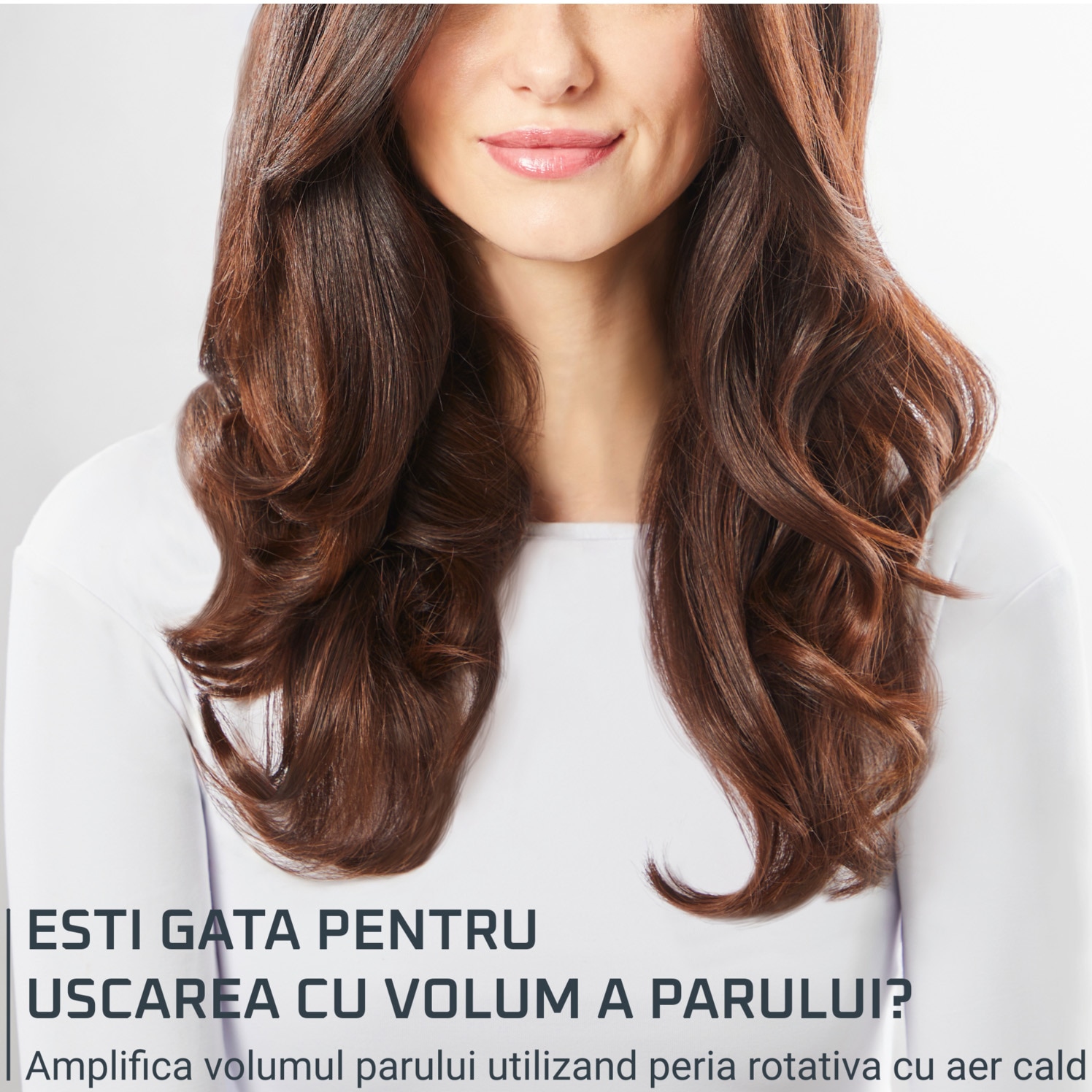 Perie rotativa cu aer cald Rowenta Brush Activ UB9530F0, 1000W, 2 ...