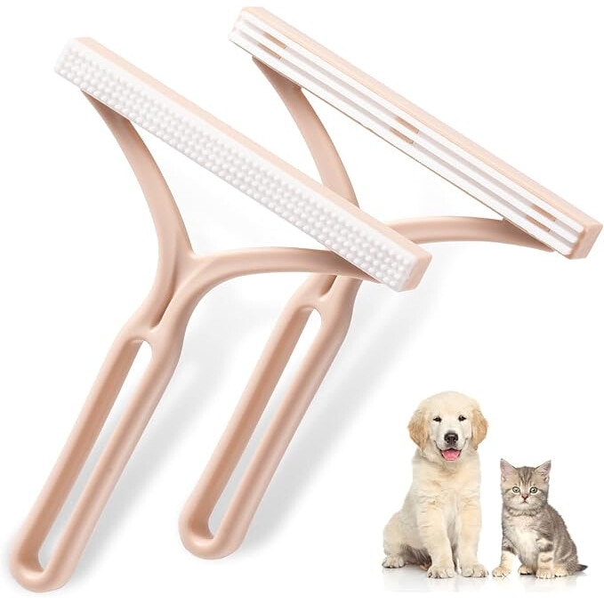 Perie pentru par de animale, roz - eMAG.ro