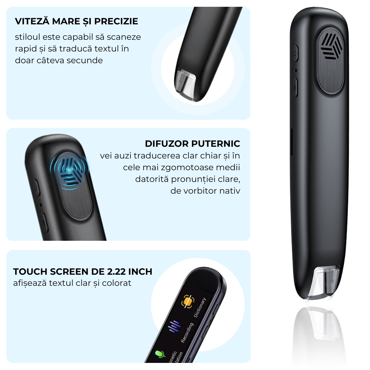 Traducator Inteligent Multifunctional, Wi-Fi, Bluetooth, Traducere ...