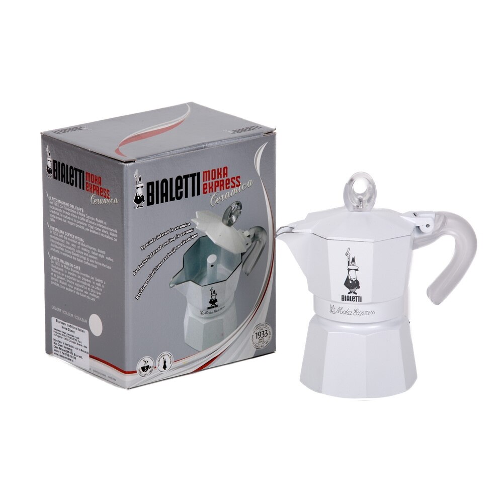 Bialetti Glossy Ceramic alb 3 Cesti - eMAG.ro
