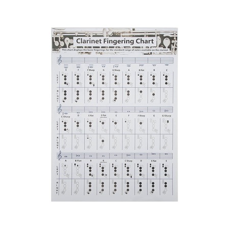 Partitura pentru clarinet, Mmgoqqt, hartie, 56cm - eMAG.ro