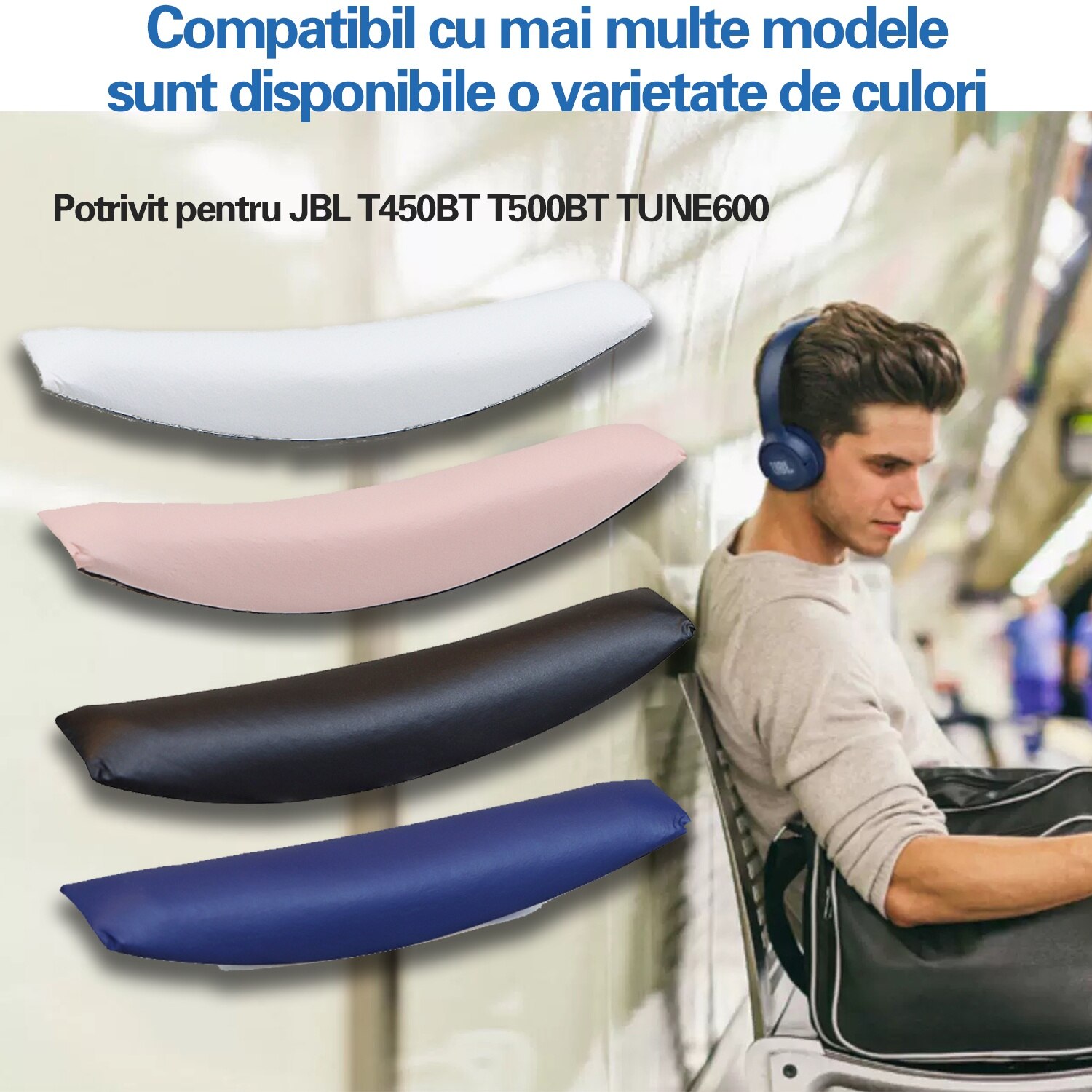 Burete banda inlocuire superioara pentru casti JBL Tune T500, 500BT ...