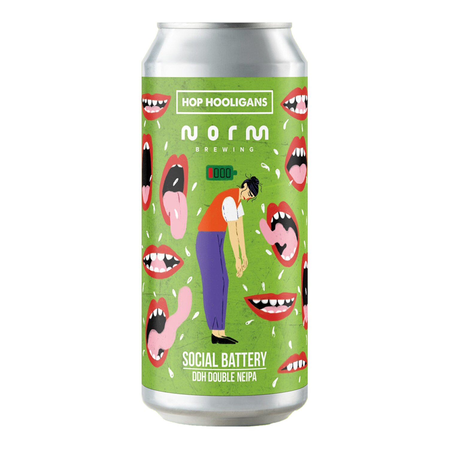 Bere artizanala Hop Hooligans x Norm brewing - Social battery, New ...