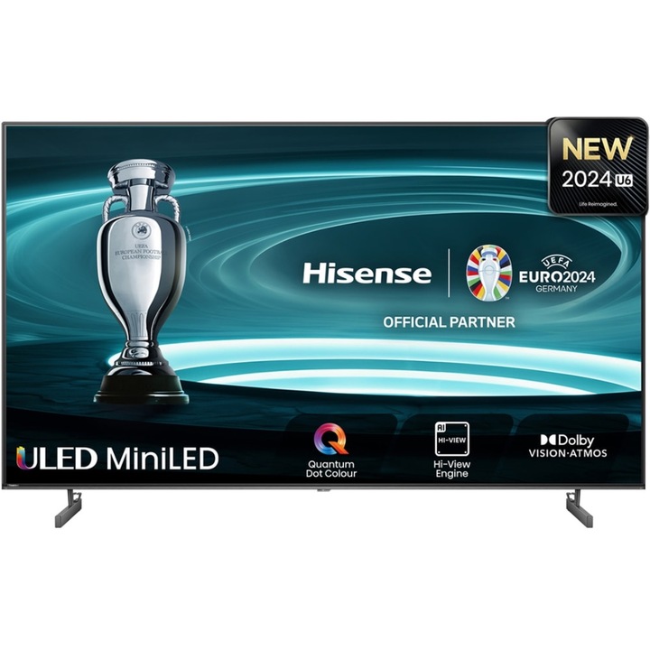 Televizor Mini-LED ULED Hisense 127 cm 50" 50U6NQ, Ultra HD 4K, Smart ...