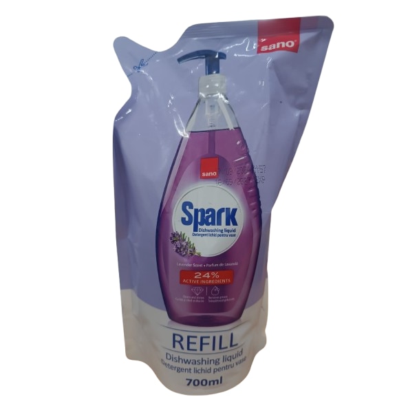 Detergent Vase Sano Spark Lavanda Rezerva 700 ml - eMAG.ro