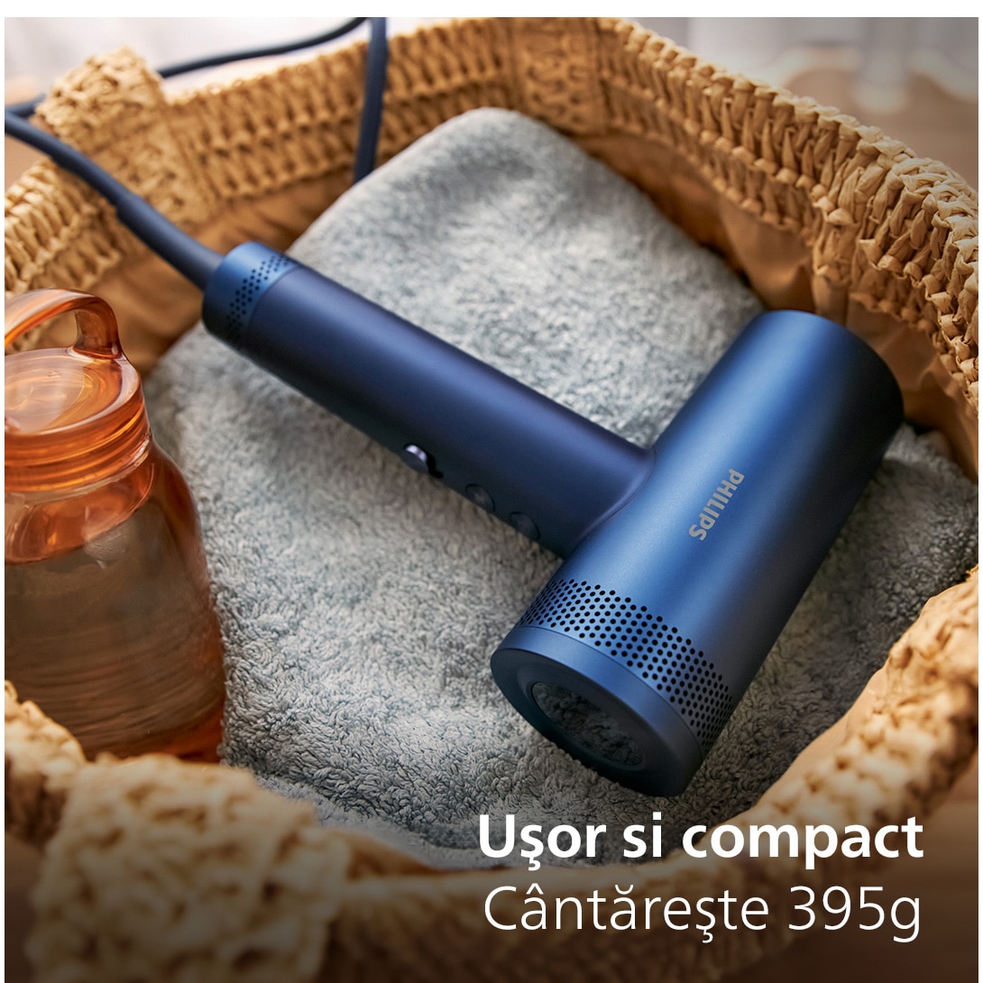 Uscator de par Philips Seria 8000 BHD839/00, tehnologie ThermoShield ...