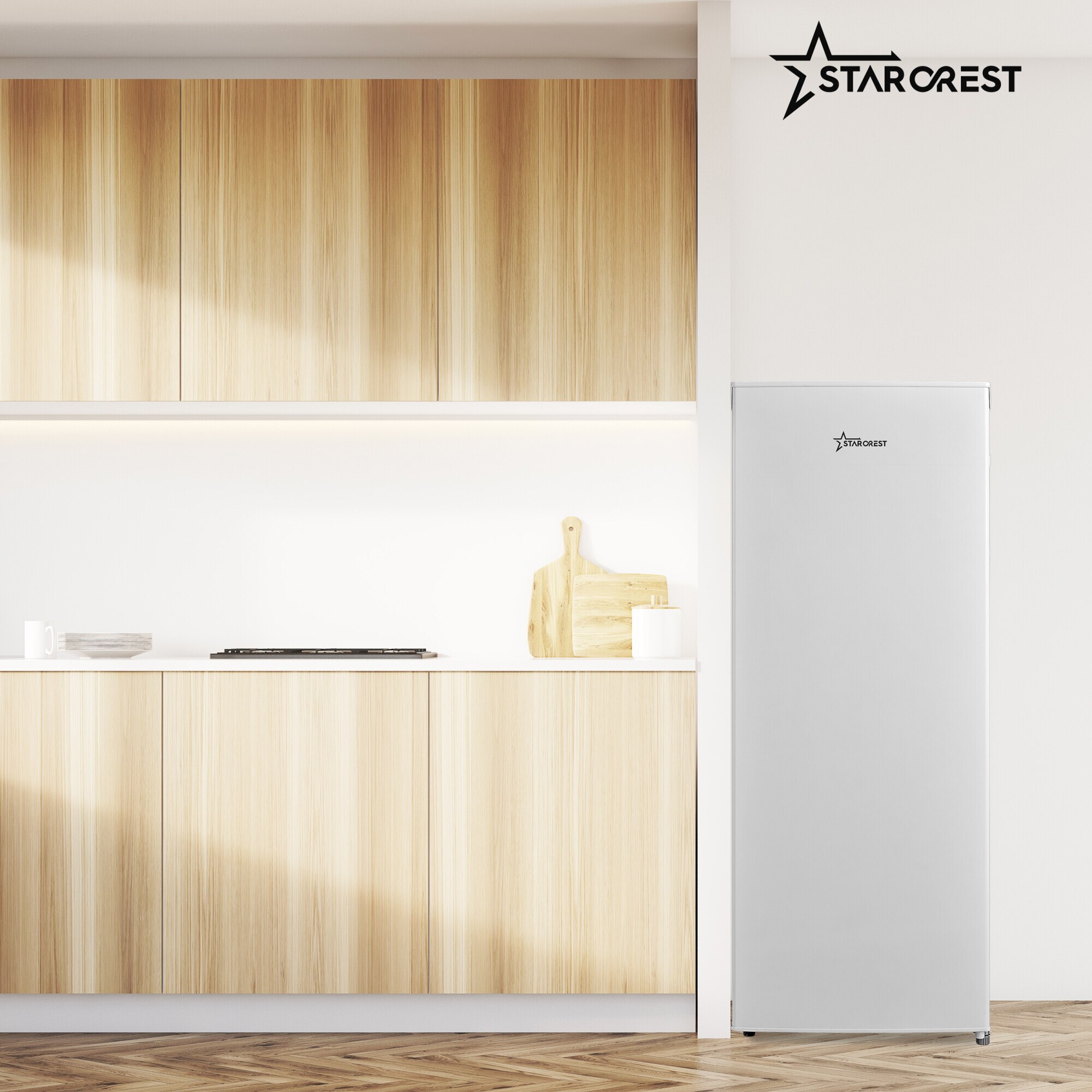 Frigider - Racitor cu o usa STARCREST SFL-230WHE, 230 l, Clasa E ...