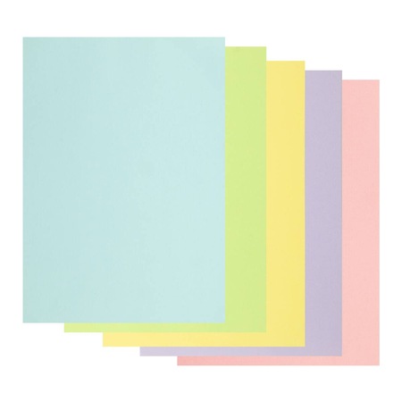 Set 20 coli hartie colorata pastel 110 gr/mp Stylex-A4, 5 culori - eMAG.ro