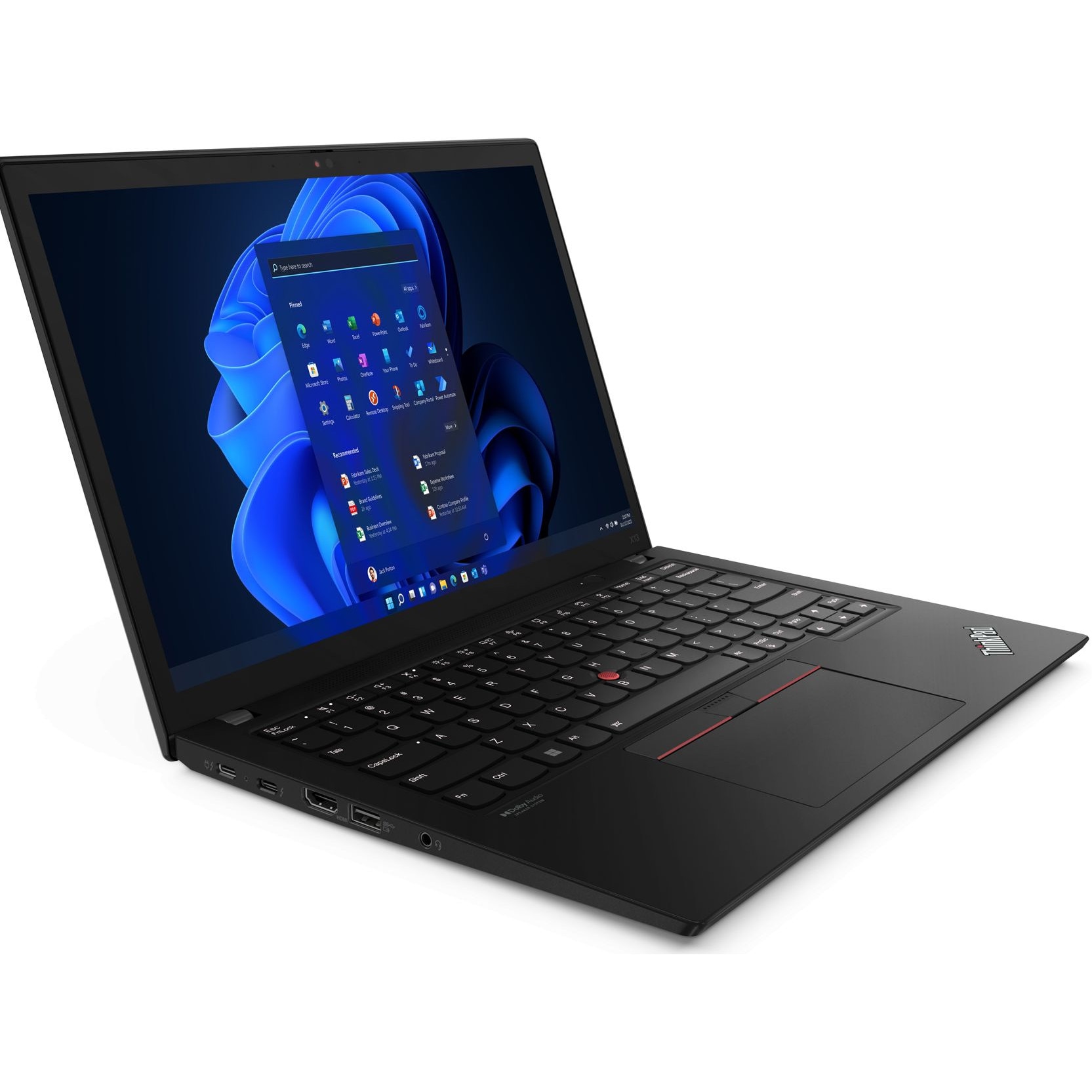 Лаптоп Lenovo ThinkPad X13 Gen 3 (AMD), 13.3" WUXGA 1920x1200 IPS, AMD ...
