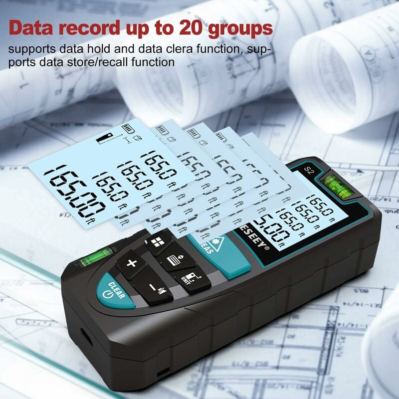 Laser Metru Enforose, Ecran High-Definition, Mod Pythagorean, Dual ...