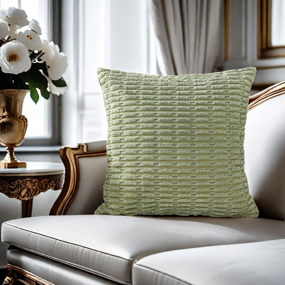 Fata de perna manuala, plus scurt de inalta calitate, 45x45cm, verde 2 ...