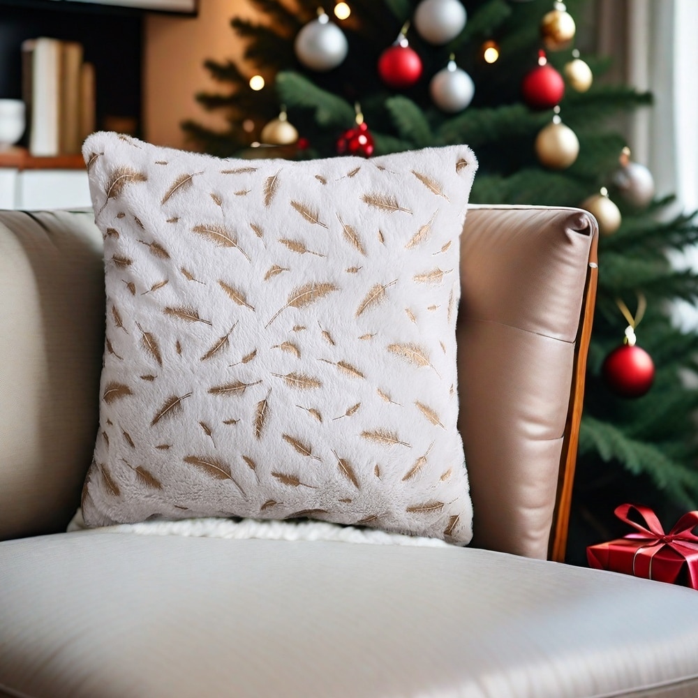 Fata de perna manuala, plus scurt de inalta calitate, 45x45cm, alb ...