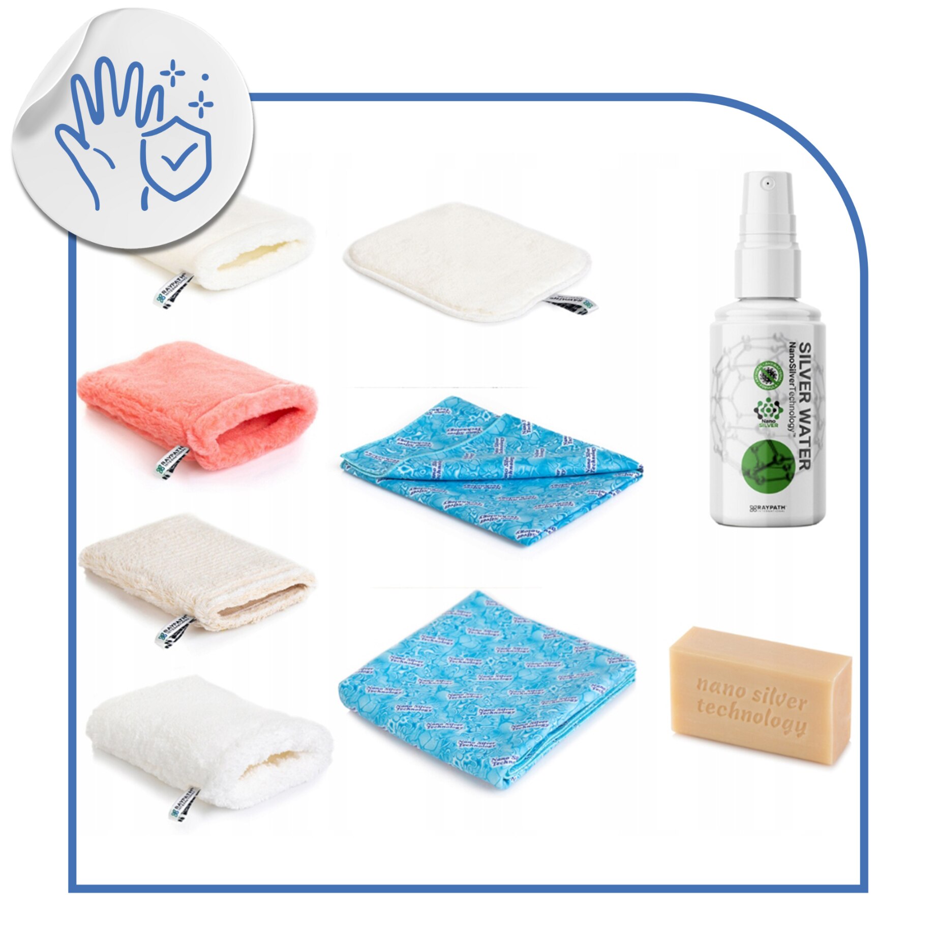 Set De Lavete, Raypath, Mini Set Vip, Tehnica De Curatare Nanosilver ...