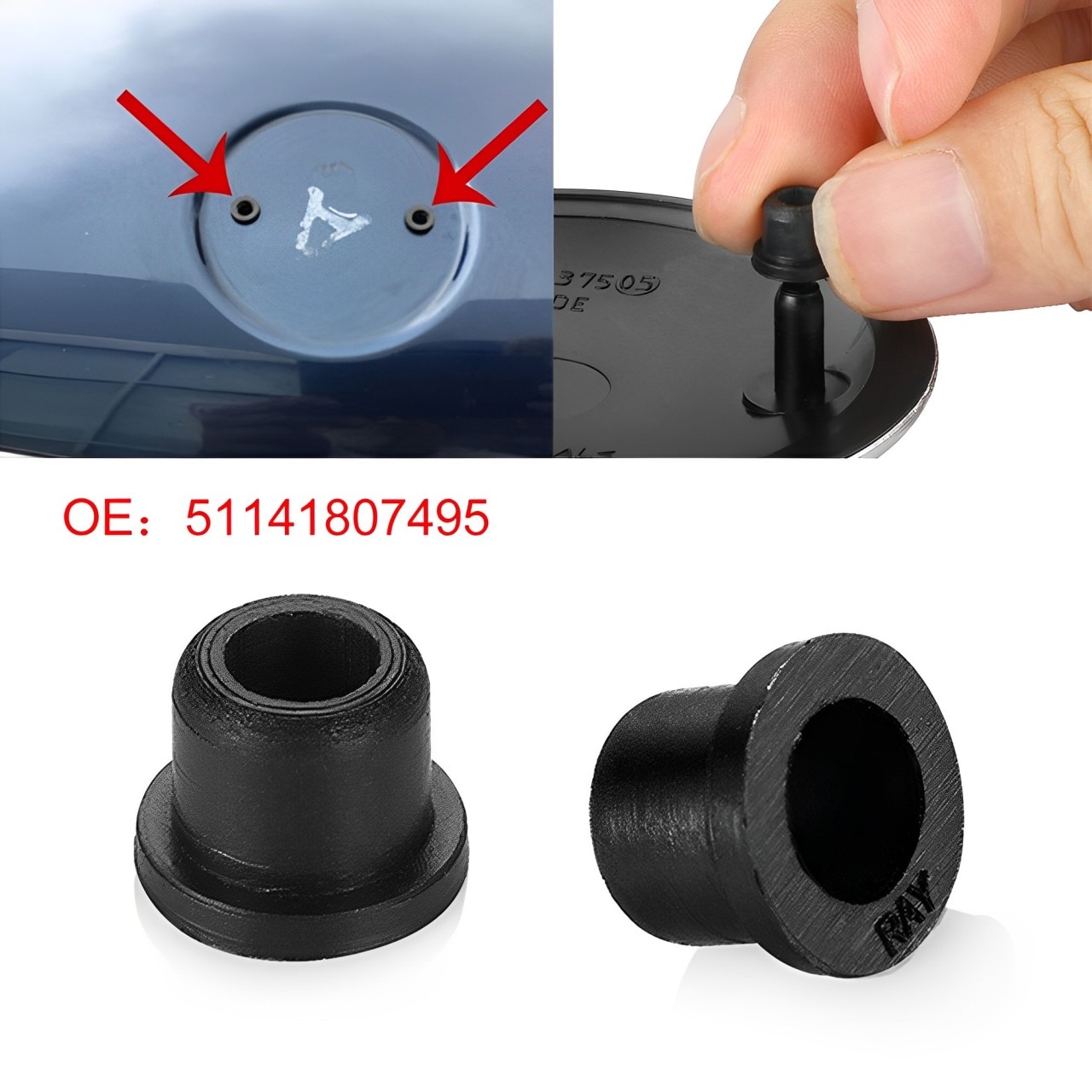 2 buc 82 mm capota fata capota emblema rotunda pentru BMW 1 3 5 M3 M4 ...