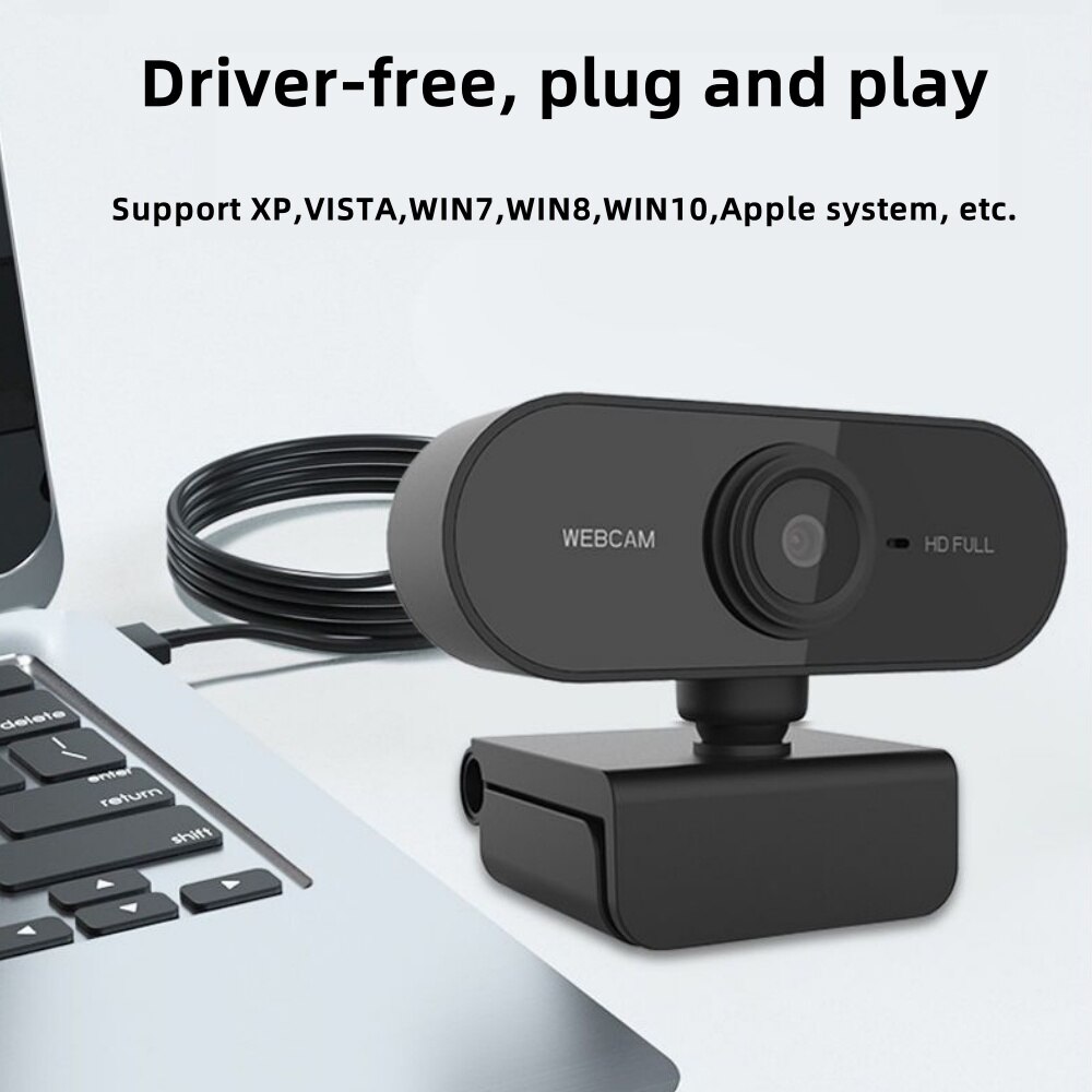 Camera pentru computer HD 1080P, conexiune USB, camera web de ...