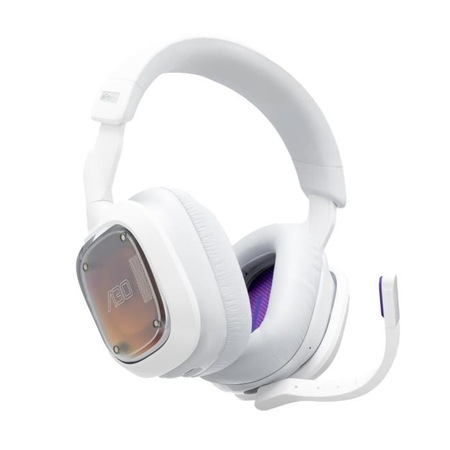 Casti gaming, Logitech Astro A30, fara fir, alb, pentru PS, PC, mobil ...