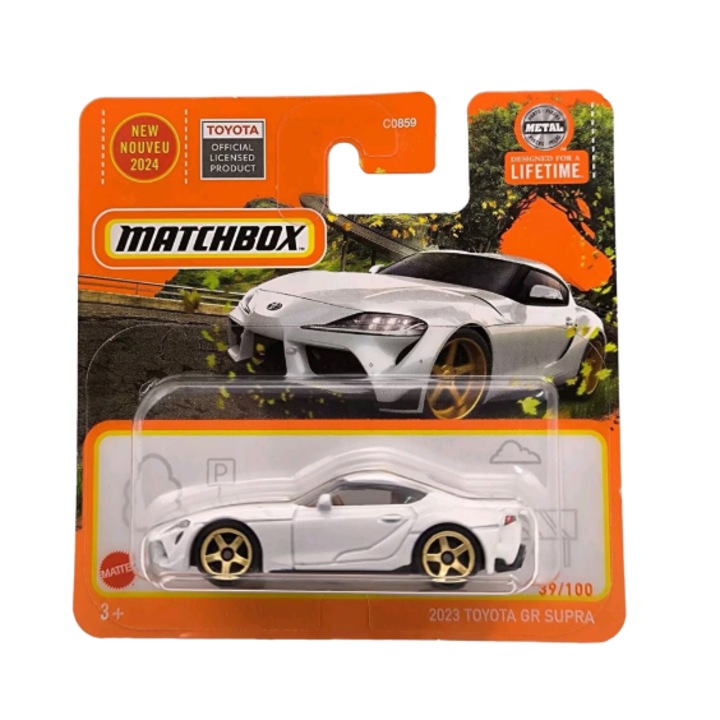 Matchbox 2023 Toyota GR Supra, fehér, 1:64 - eMAG.hu