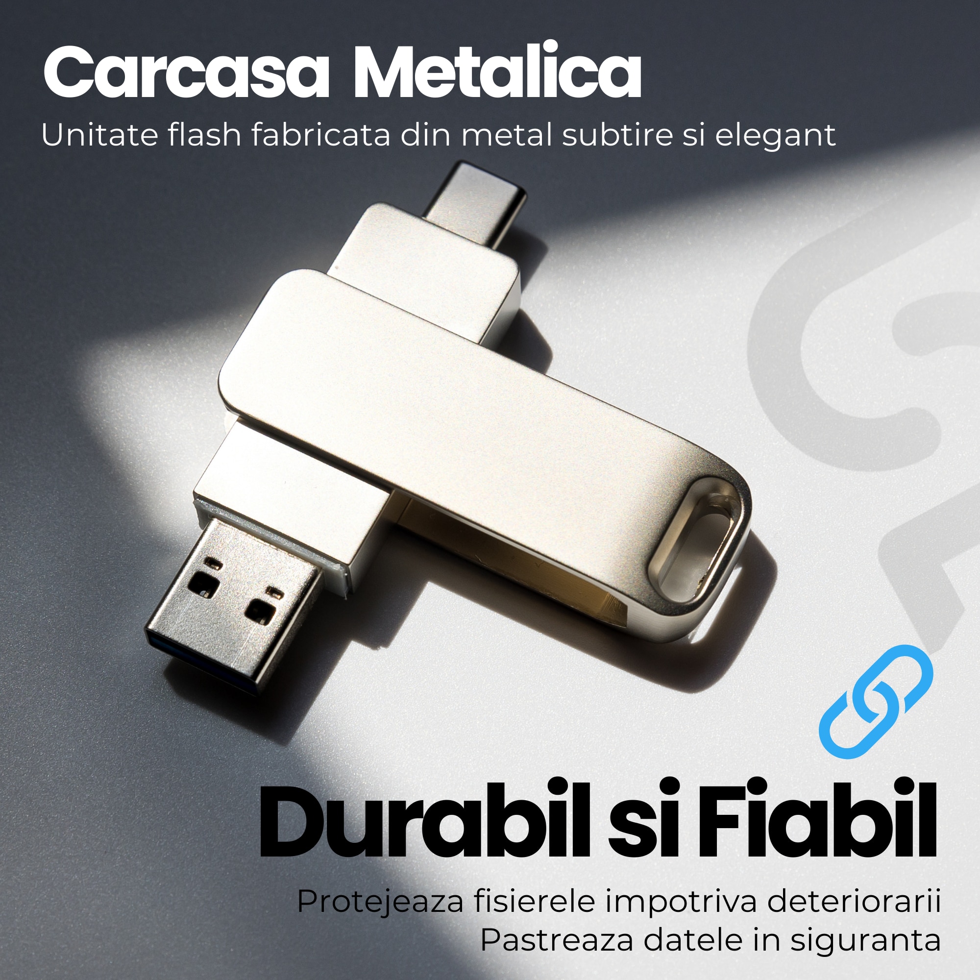 Memorie USB Dual Drive pentru Smartphone-uri, Tablete si Calculatoare ...