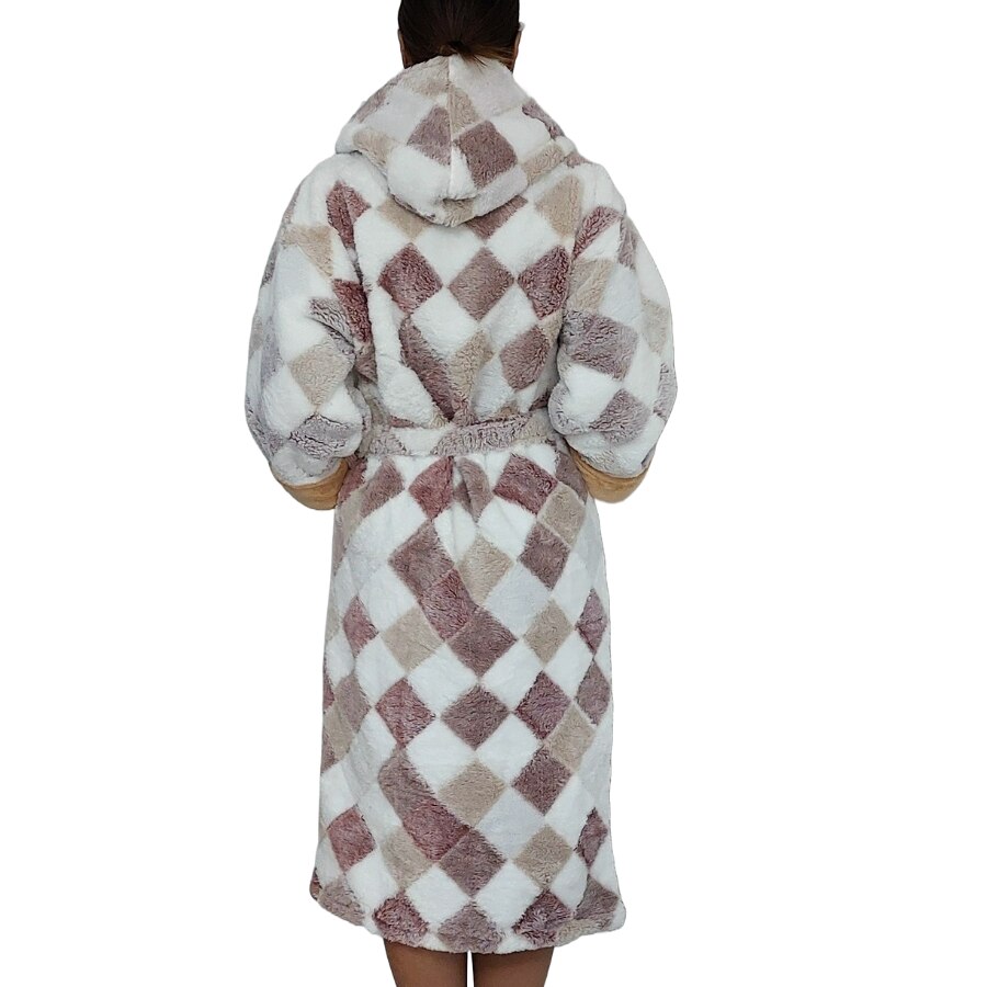 Halat Baie/Casa Super Pufos, Premium Lux Line, Bumbac, Gluga, Buzunare ...