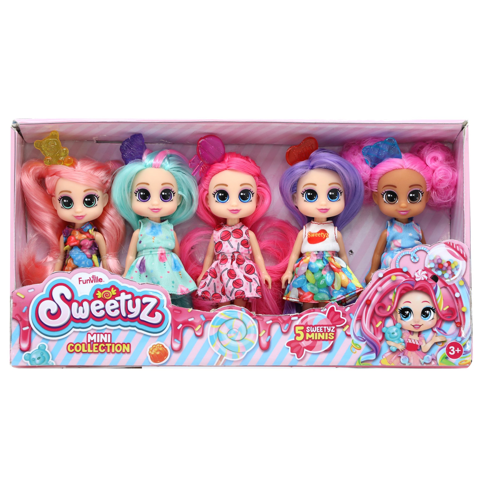Set 5 papusi Sweetyz - Mini Collection, 12 cm - eMAG.ro