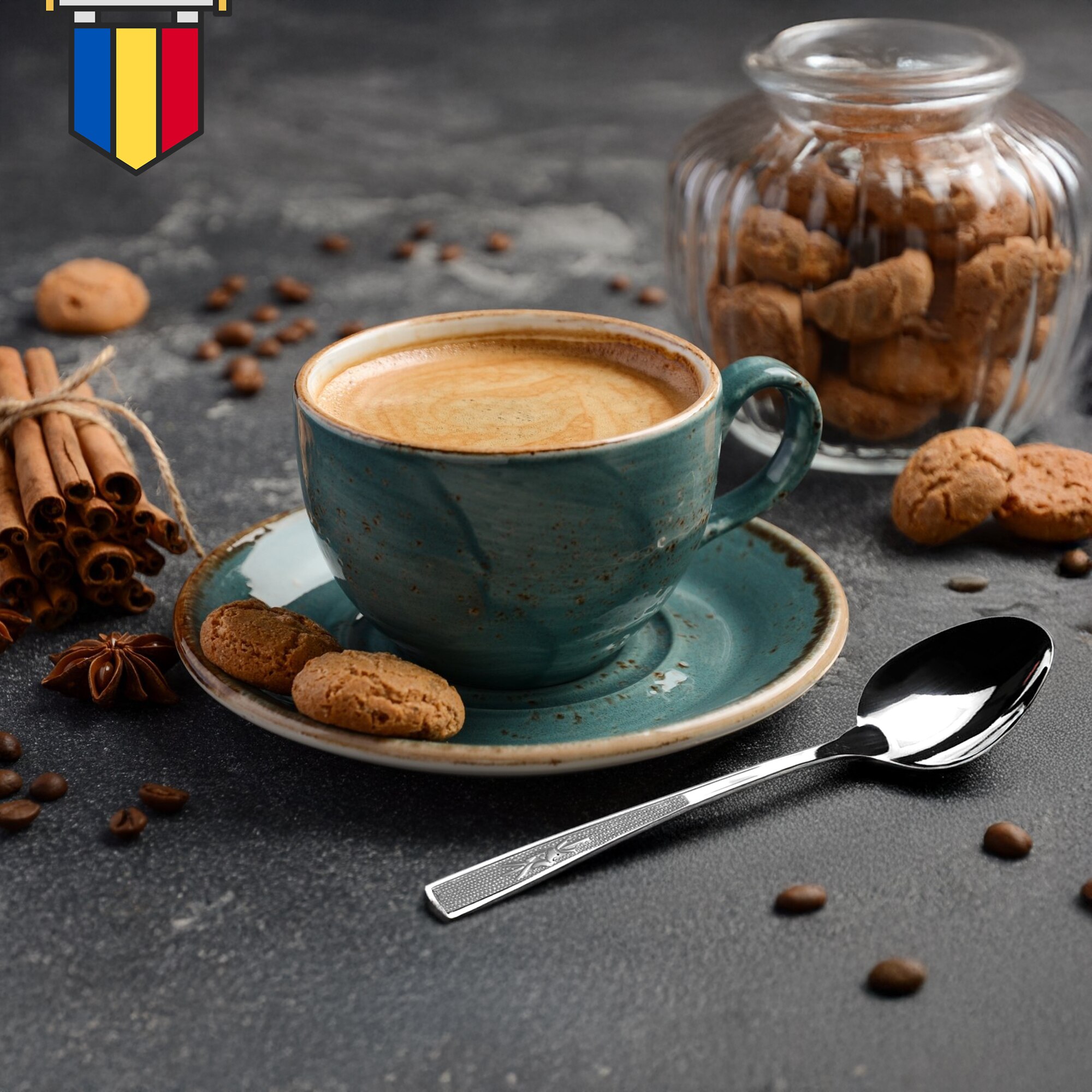 Set 6 lingurite pentru cafea Roza Icos - eMAG.ro