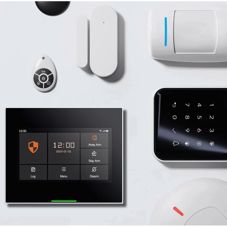 Sistem alarma WiFi Spreest H501, 4 senzori de deschidere, 1 senzor de ...
