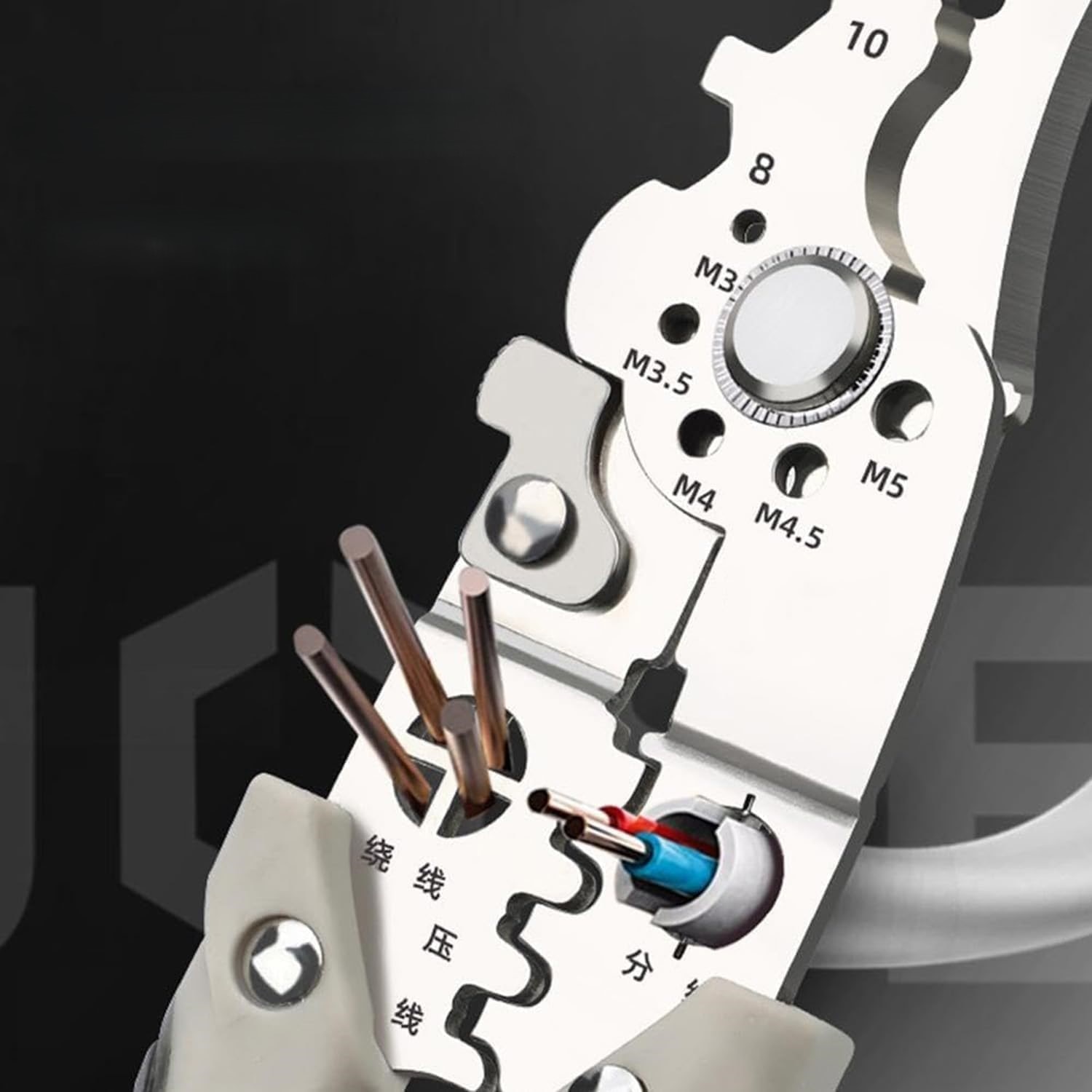 Cleste Multifunctional 28 in 1, Profesional pentru Dezizolat, Sertizat ...